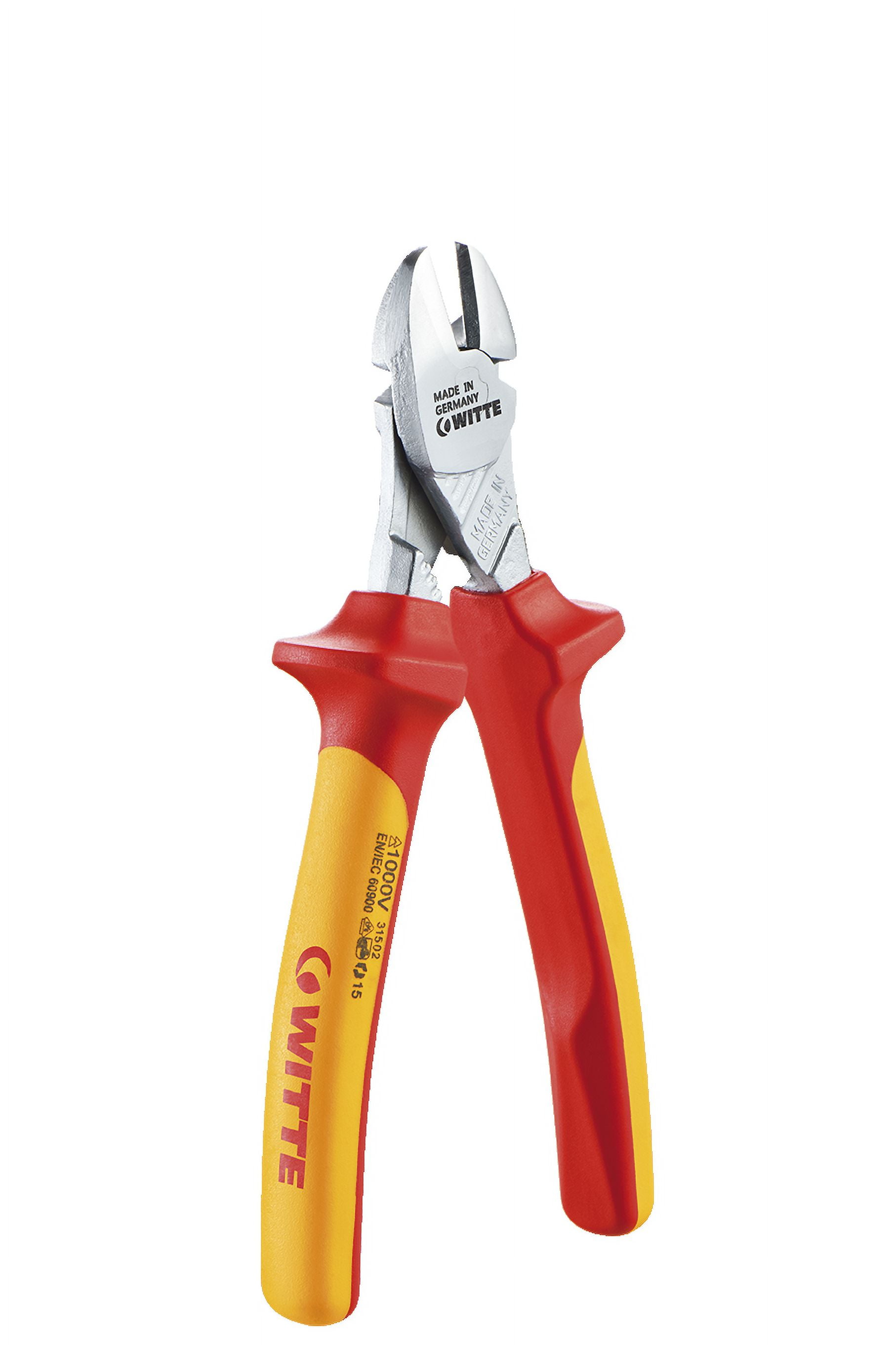 WITTE 31502_1000V Professional Electrician Heavy Duty Side Cutters ...
