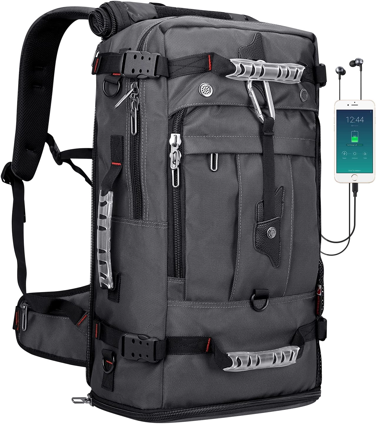 Free Shipping! WITZMAN Carry On Nylon Travel Backpack for Men ...