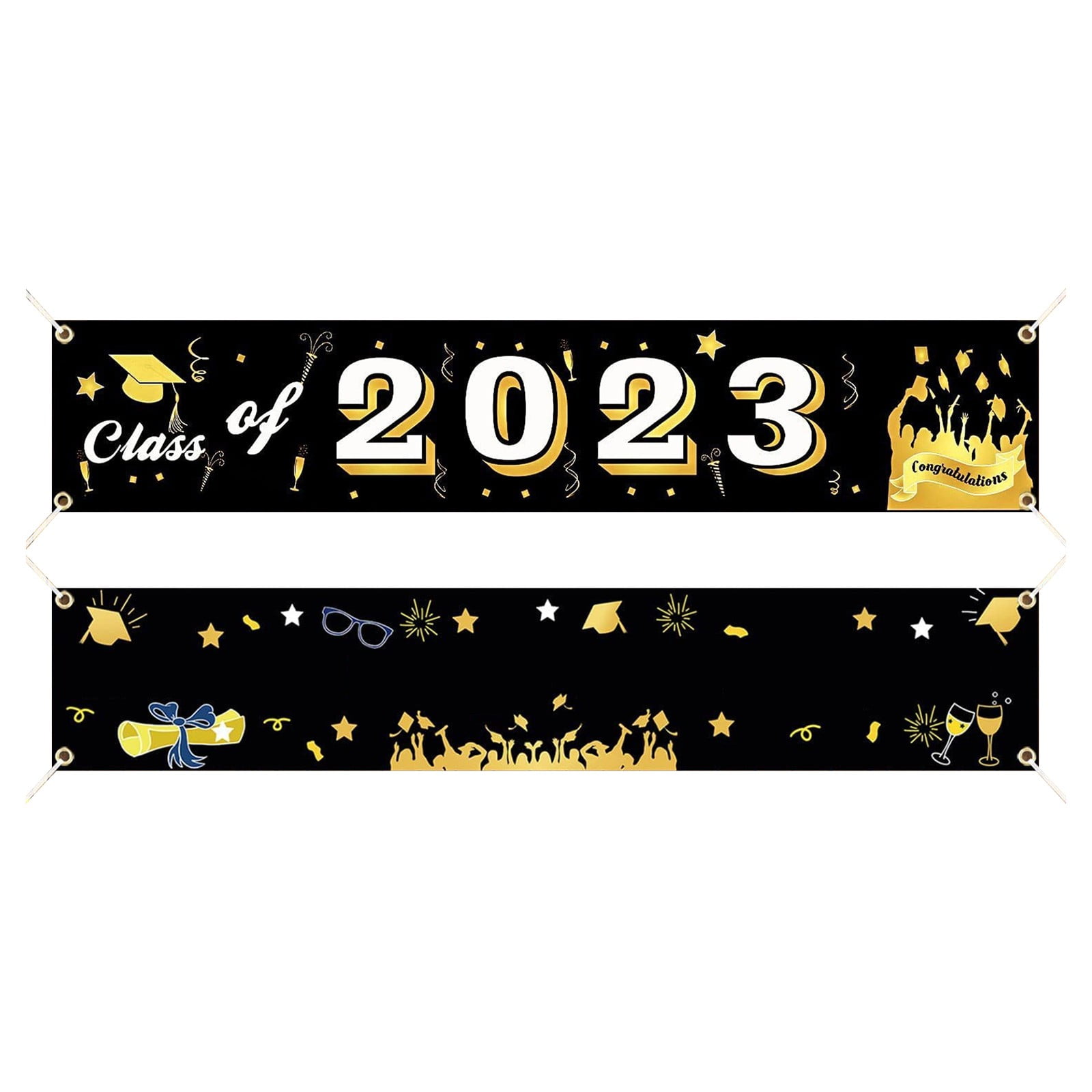 WIURAY Flag Banners For Outside Graduation Season Background Graduation ...