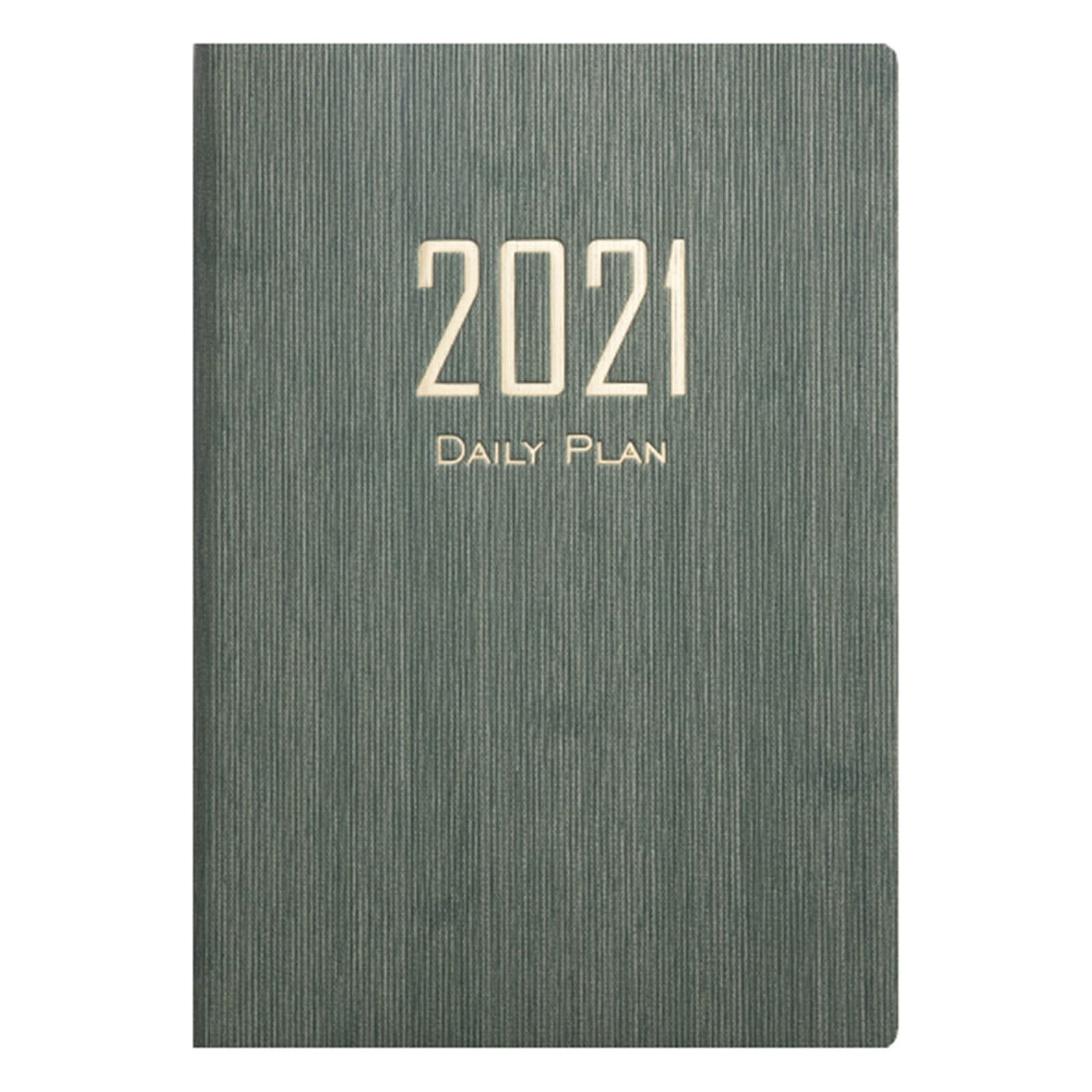WIURAY Notebooks For Work 2021 Schedule Notepad Inside Page A5 ...