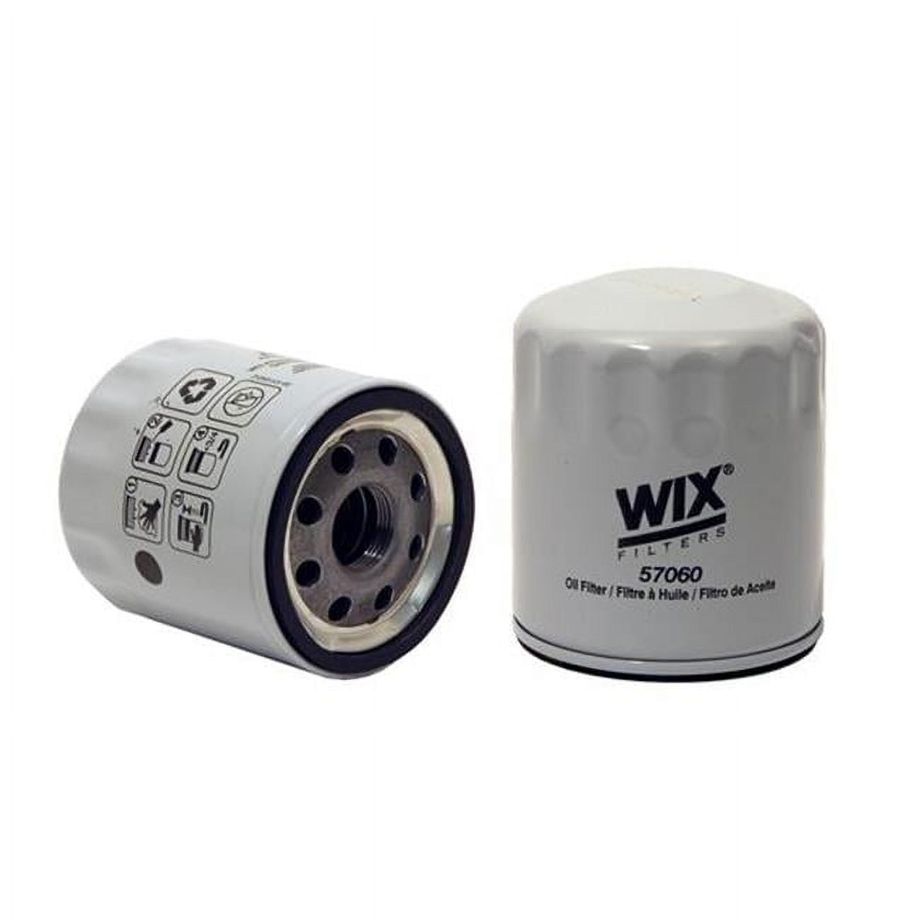 WIX Filters 57060 OEM Replacement Oil Filter - White - Walmart.com
