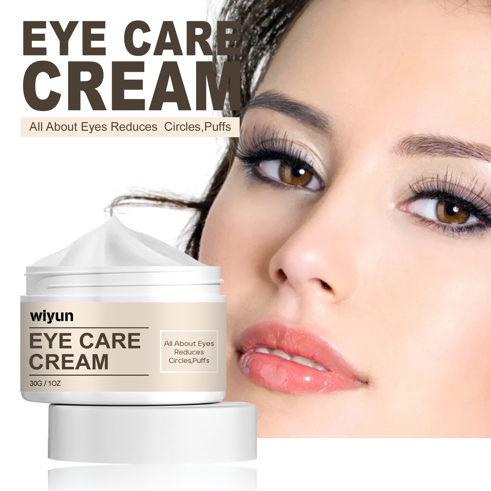 WIYUN Eye Care Cream Moisturizes The Skin Around The Eyes And Lightens ...