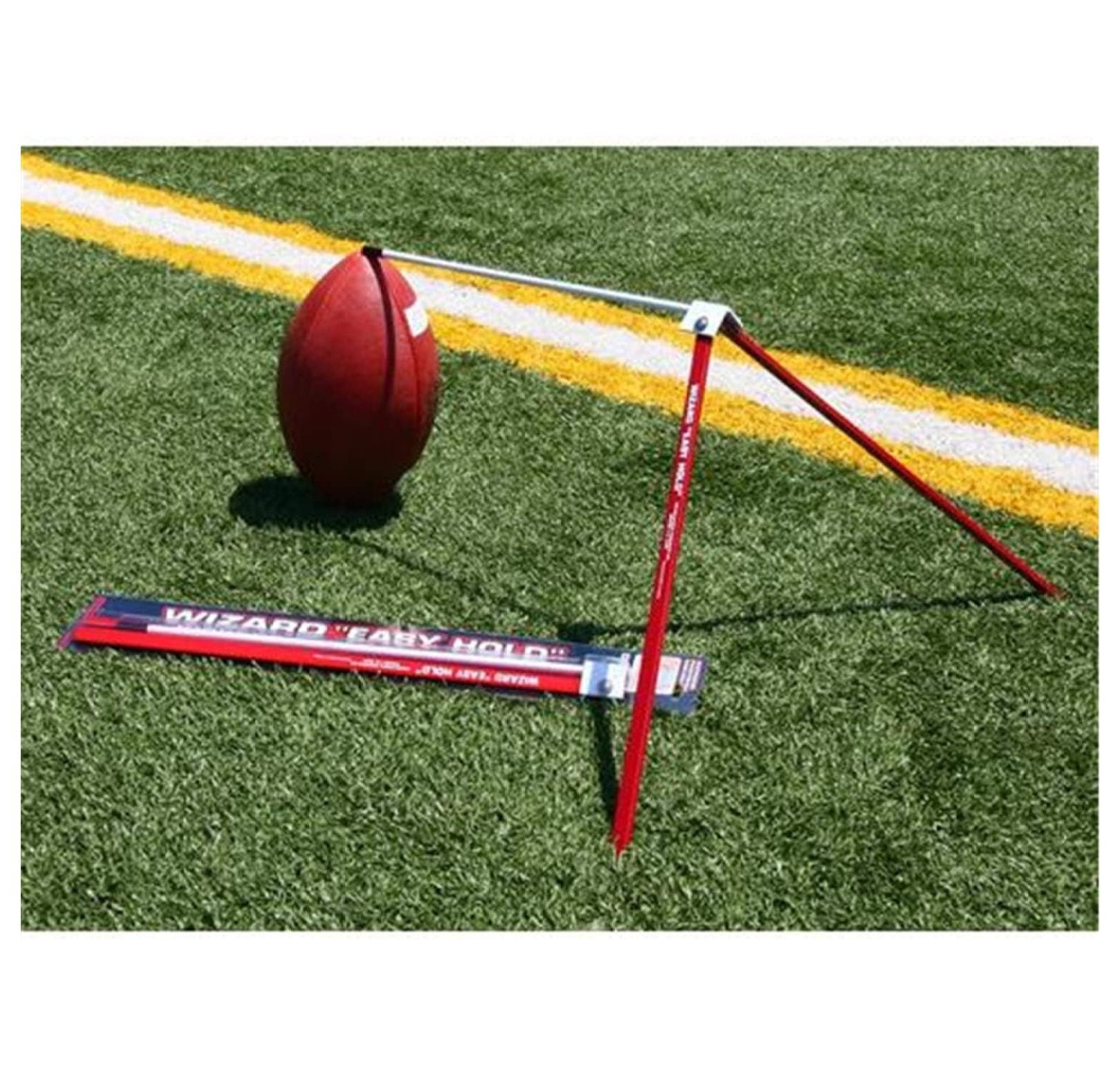 WIZARD KICKING STIX FOOTBALL HOLDER.,Red,White - Walmart.com