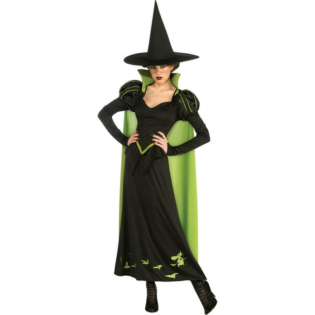 Wizard Of Oz Wicked Witch Womans Dress Halloween Costume