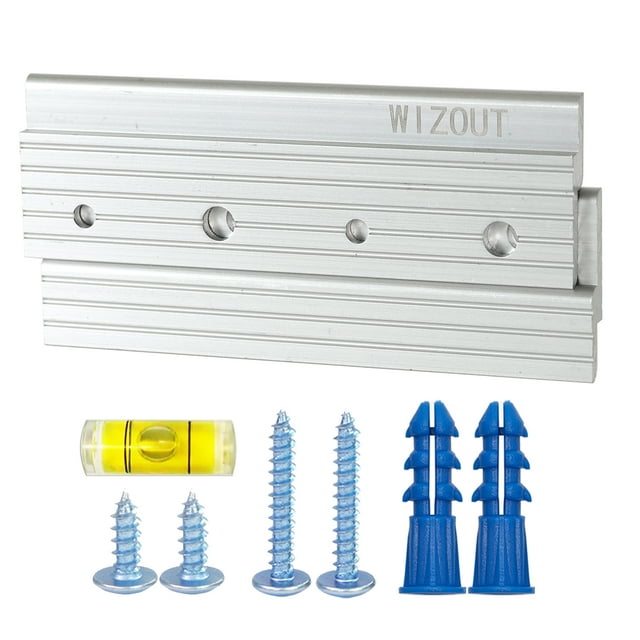 WIZOUT 4" Heavy Duty French Cleat Hanger, Z Bar Clips, Wall Mounting ...