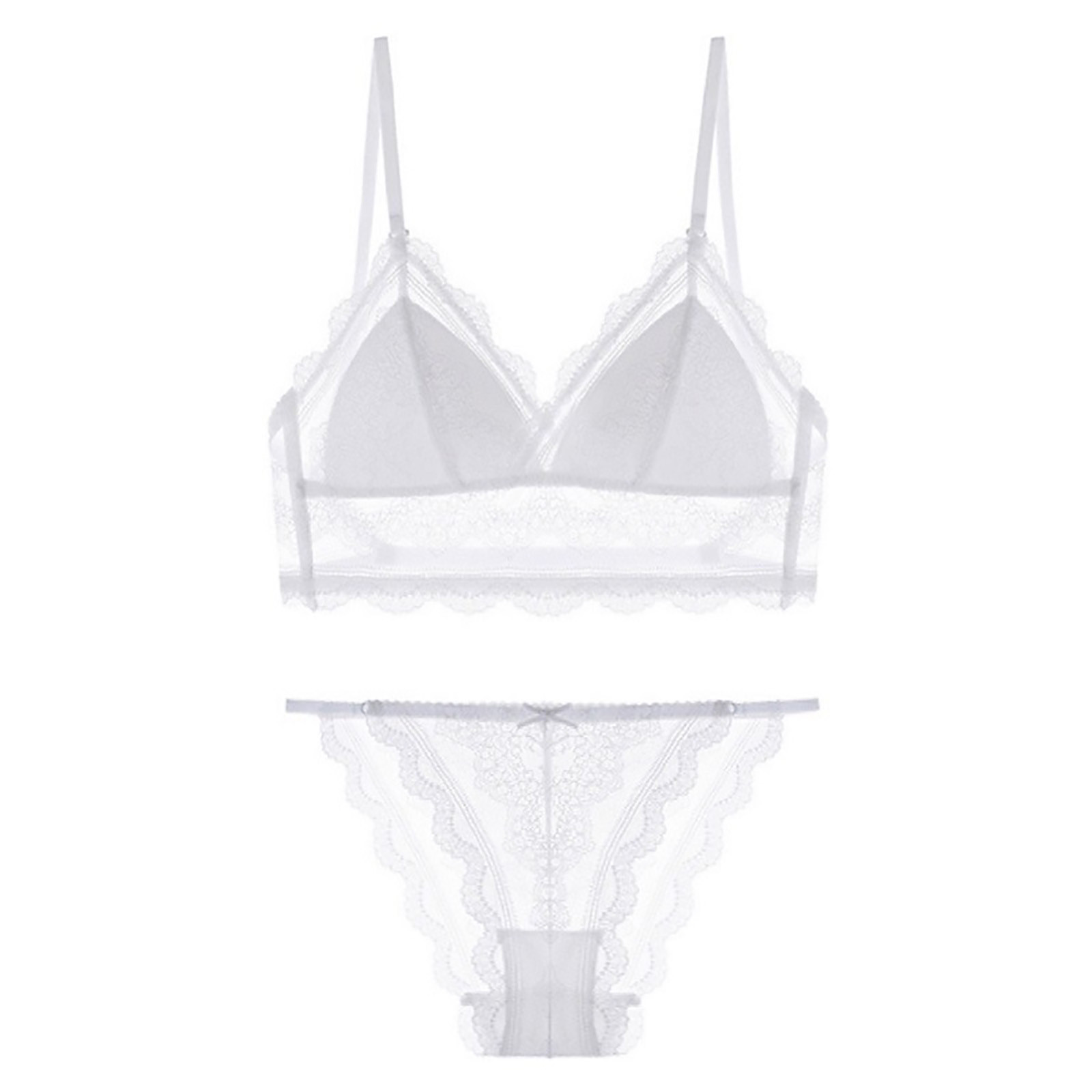 WIZUTIZ Fishnet Lingerie 2pcs Valentine Holiday Gift Underwear Corset ...