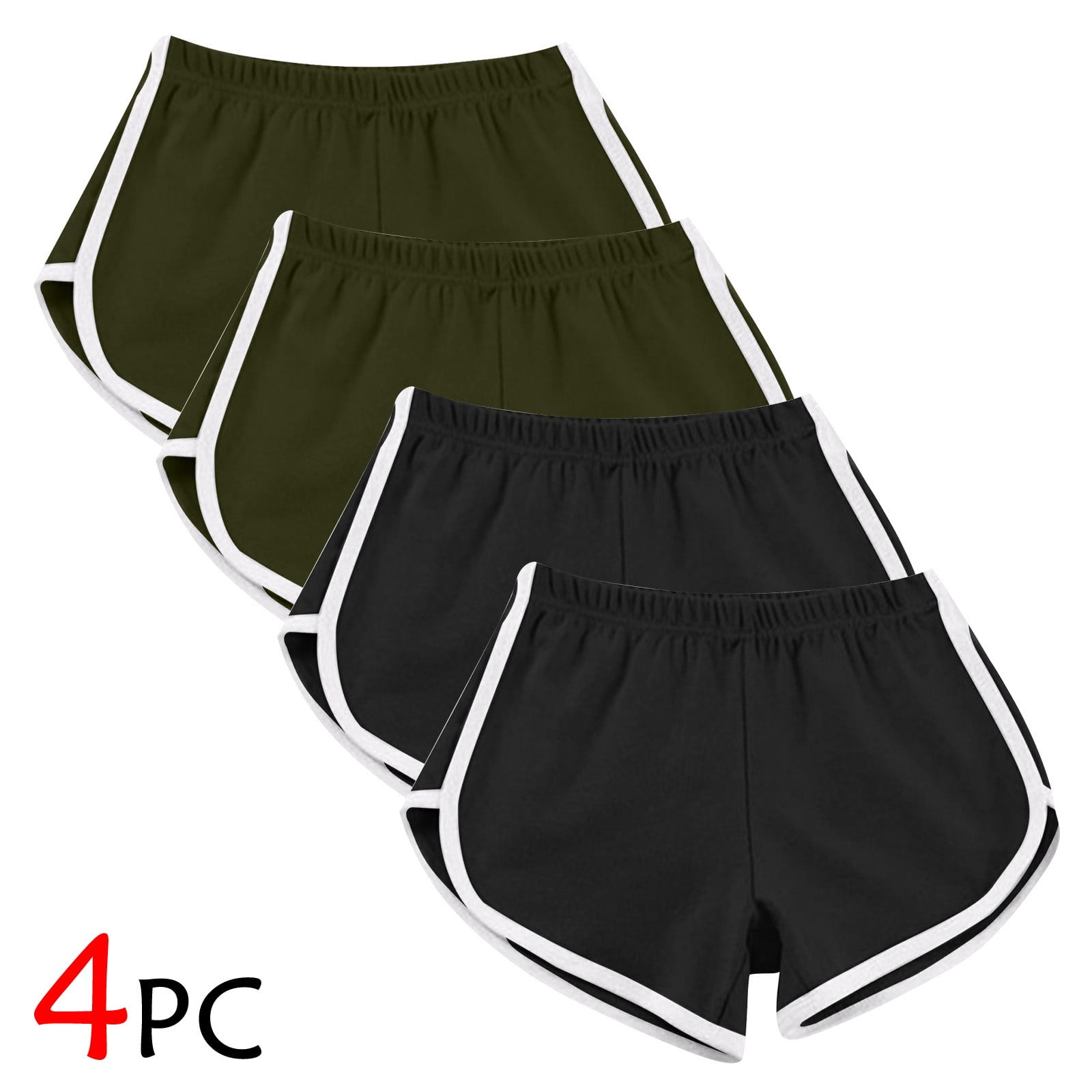 WIZUTIZ Running Shorts for Women Classic Stylish Skinny Swim Dolphin ...