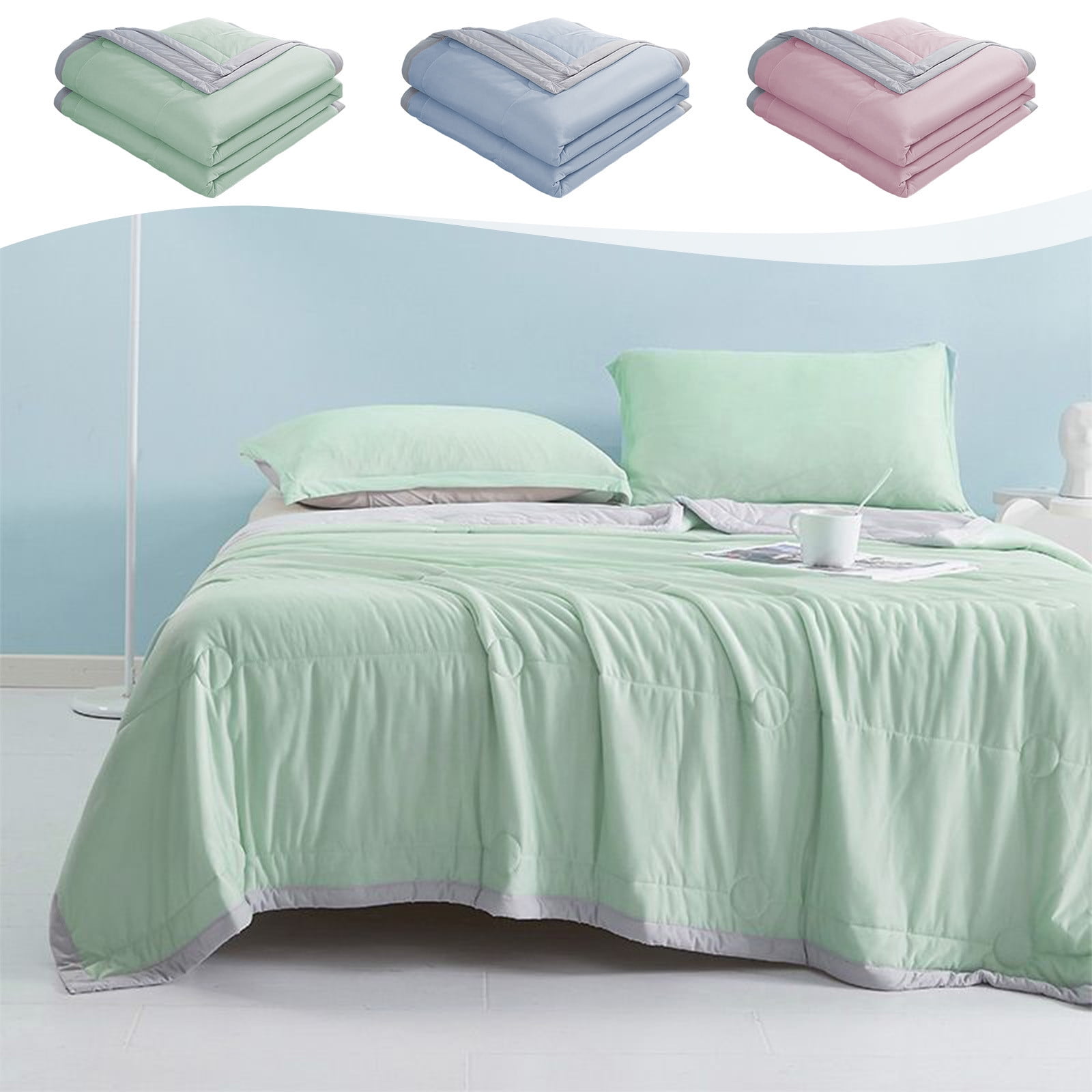WIZUTIZ Summer Cool Quilt Summer Cool Air Conditioner Quilt Double ...