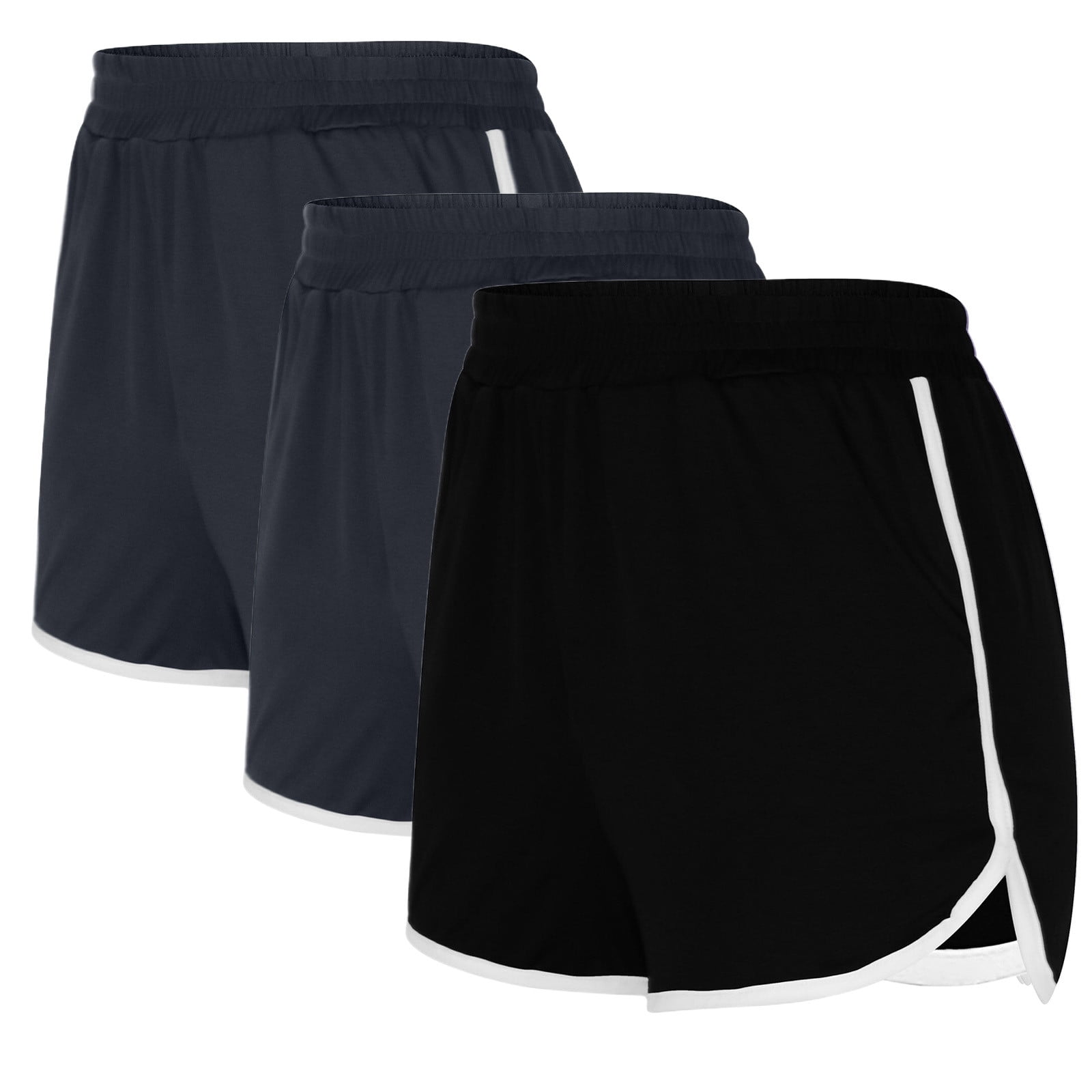 WIZUTIZ Swim Shorts Women Butt Lifting Casual Slim Sports Dolphin ...