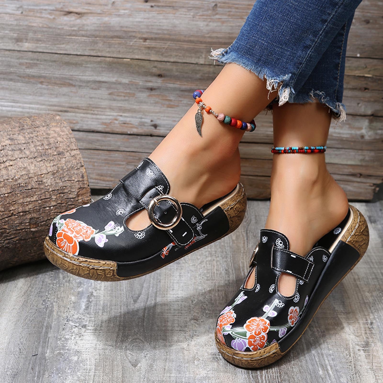 WIZUTIZ Thong Sandals for Women Flip-Flops for Women Platform Sandals ...