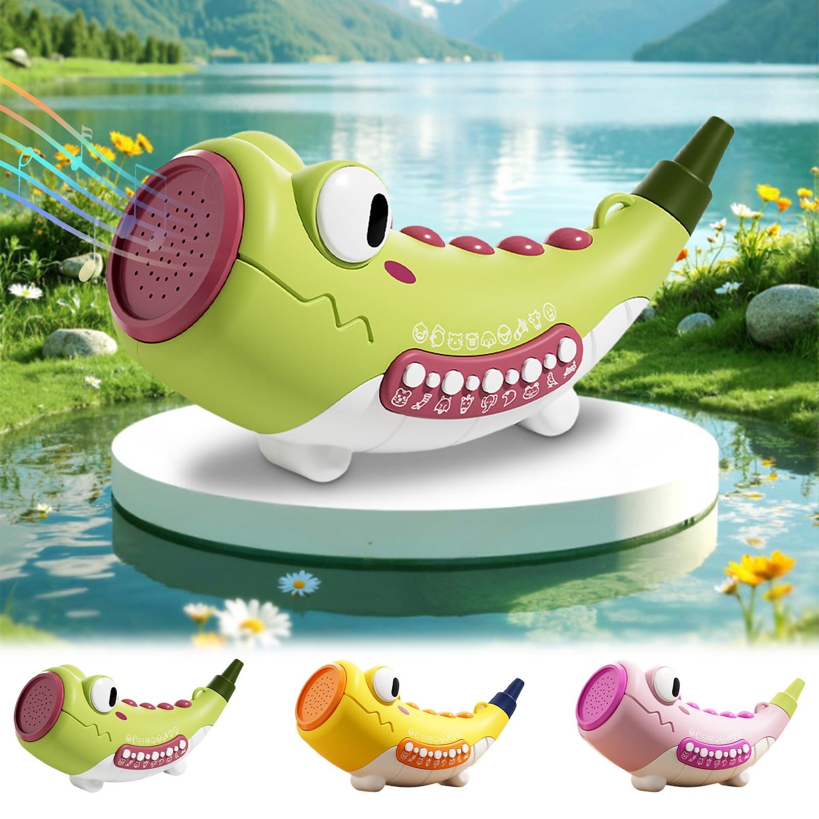 WIZUTIZ Toddler Christmas Gifts Dinosaur Horn Caller Toy Oral Muscle ...