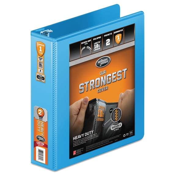 WJ Heavy Duty Round Ring View Binder - Walmart.com