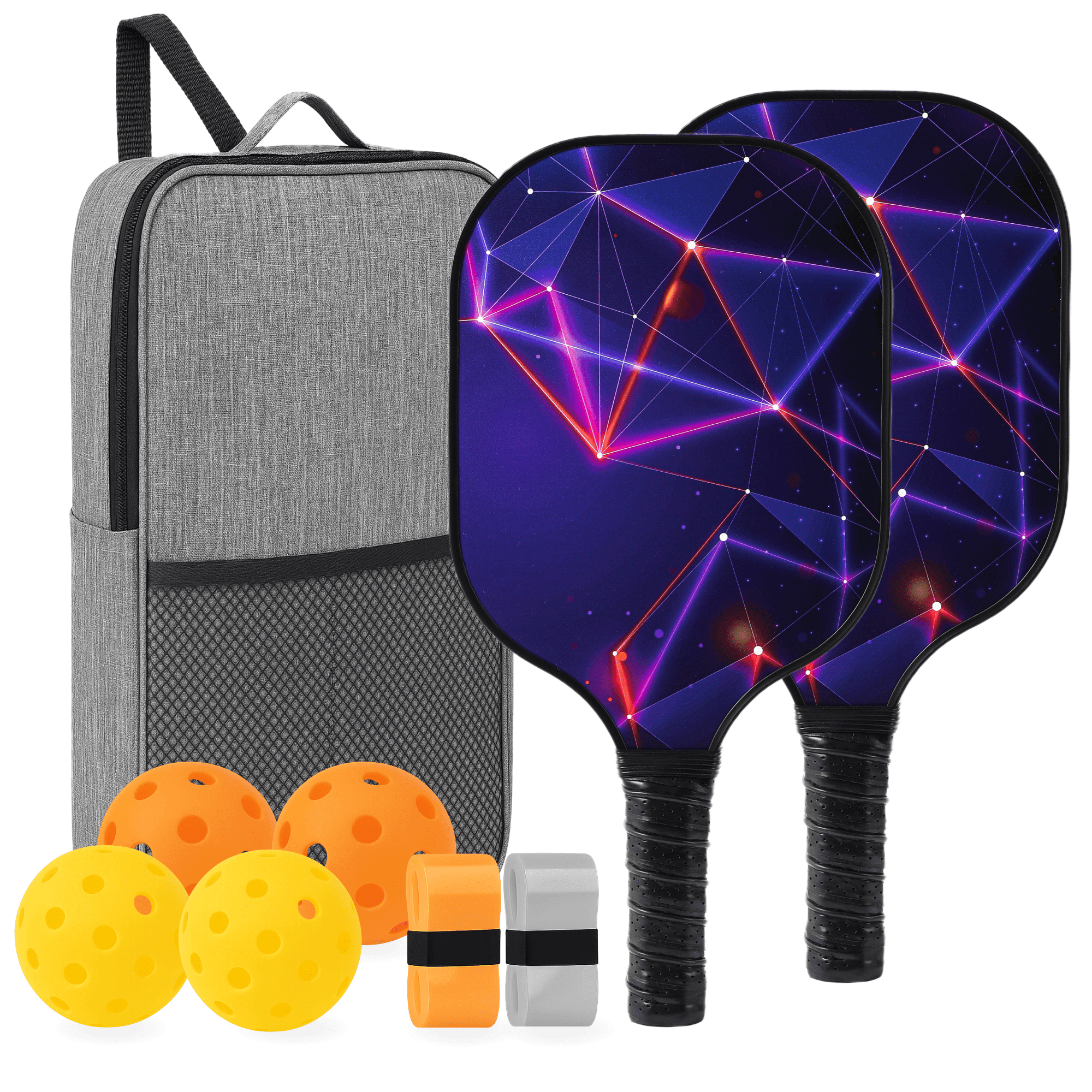 WJ-X3 Carbon Fiber Pickleball Paddle Set – USAPA Approved for Speed ...