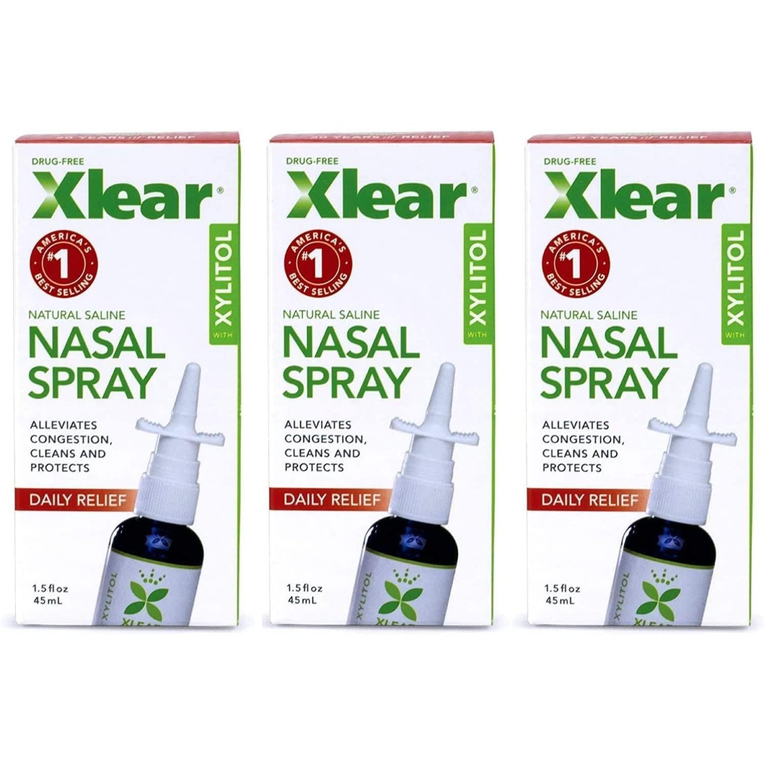 WJBP Nasal Spray, Natural Saline Nasal Spray with Xylitol, Nose ...