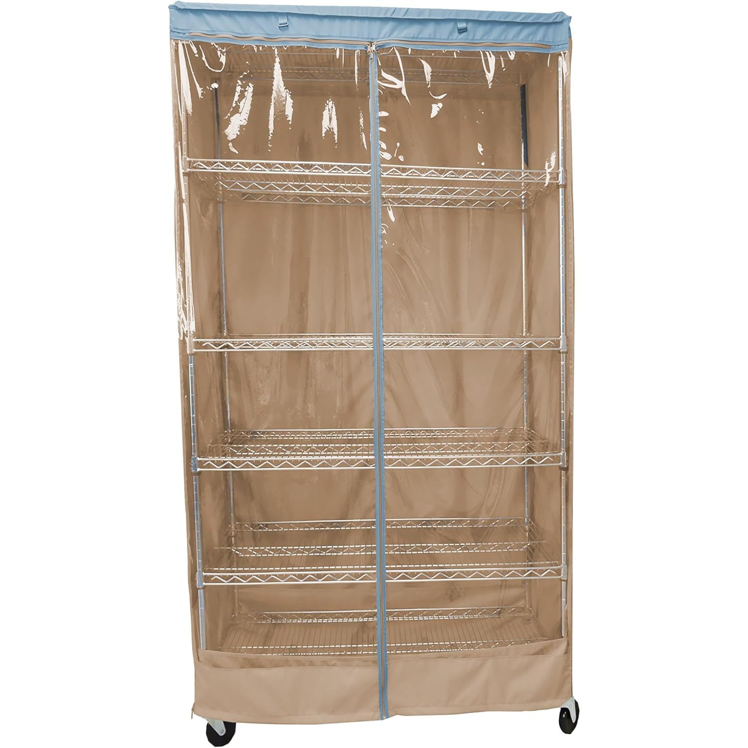 WJBP | Premium Water-Resistant Wire Shelving Unit Cover for Garages ...