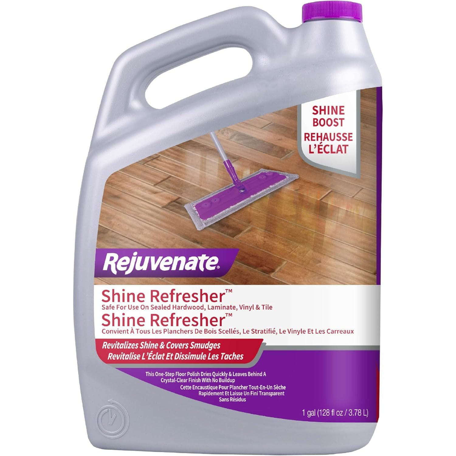 WJBP Shine Refresher Hardwood Polish Restorer Removes Scratches from ...