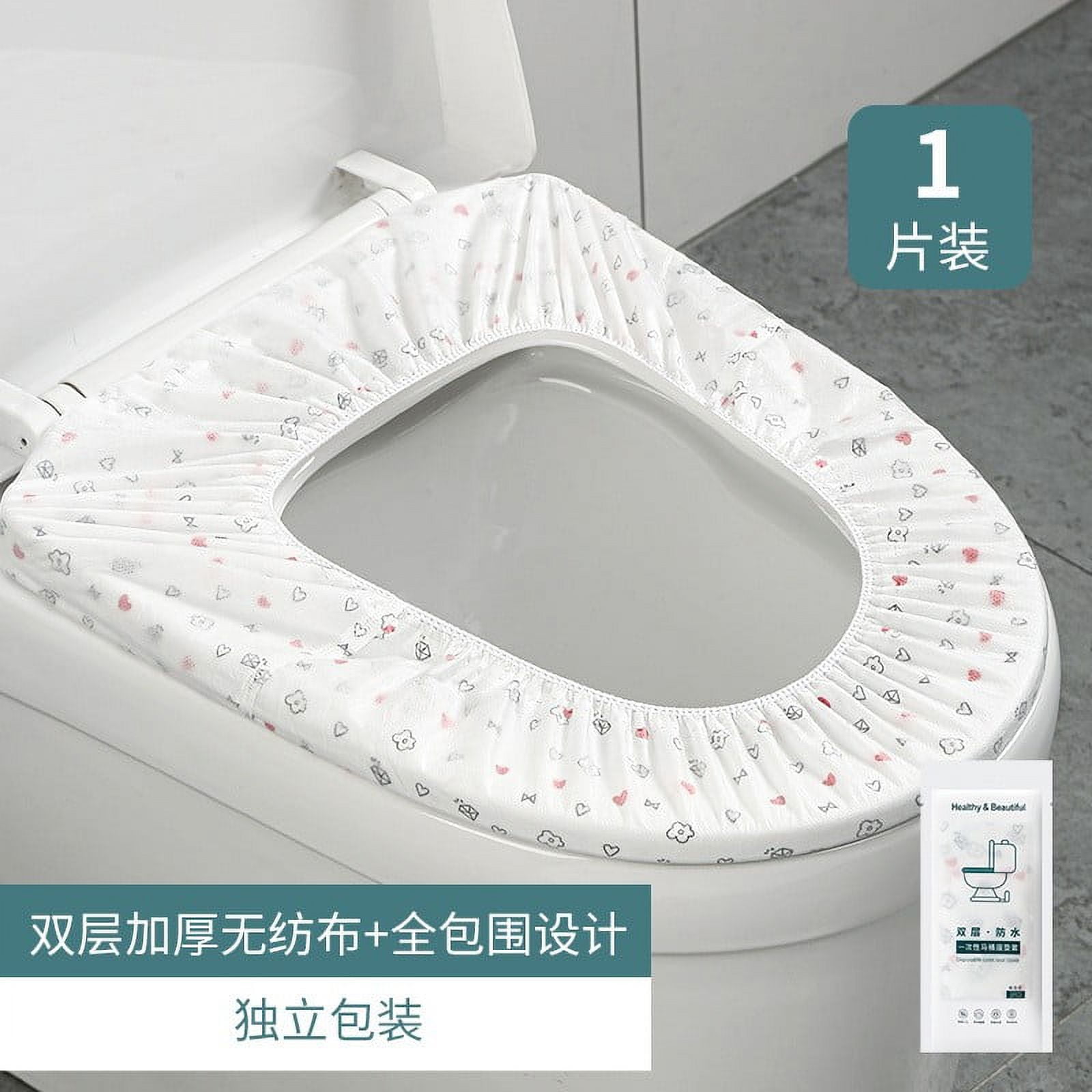 WJHWSX Disposable Toilet Seat Covers for Travel,Waterproof Potty Covers ...