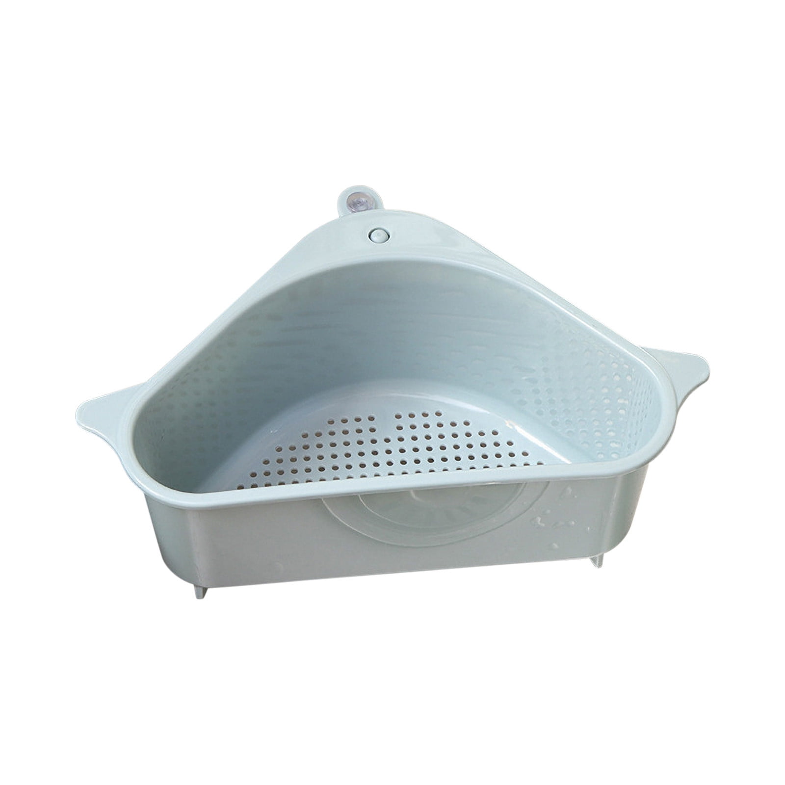 WJHWSX Kitchen Sink Triangular Drain Basket Suction Cup Vegetable ...