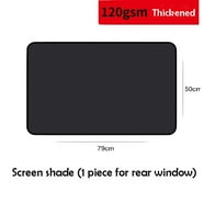 Universal Car Privacy Curtains: Blackout Sun Shades, Rear Seat Divider ...