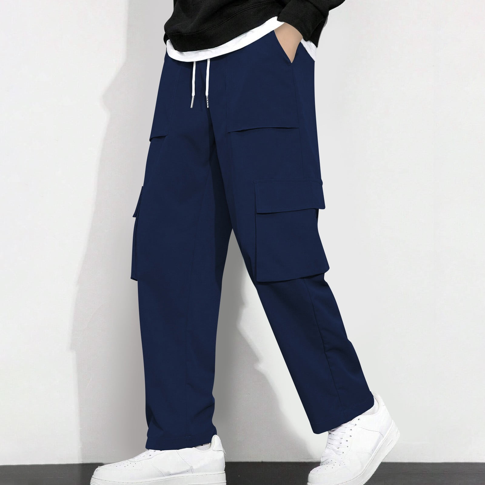 WJHWSX Mens Pants,Sweatpants for Men,Baggy Sweatpants Men,Easy Care ...