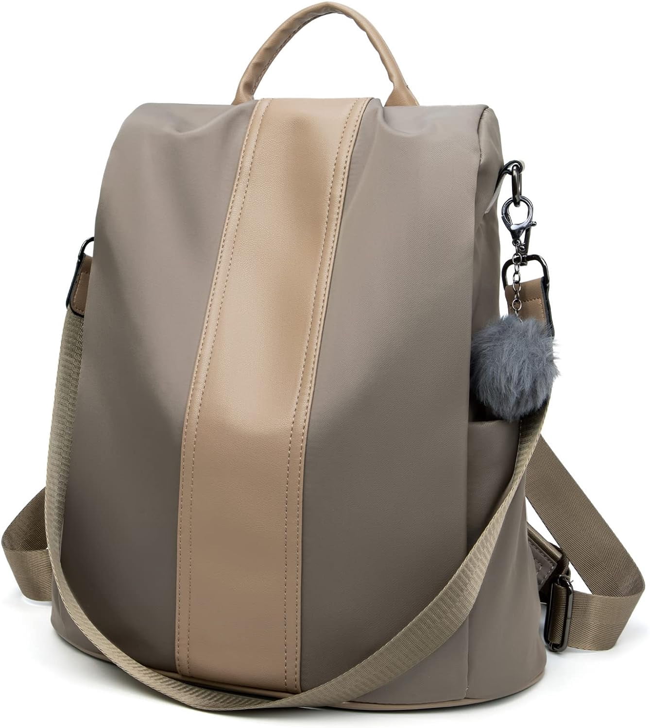 WJOOUNB Women Backpack Purse Waterproof Nylon Anti-theft Rucksack ...