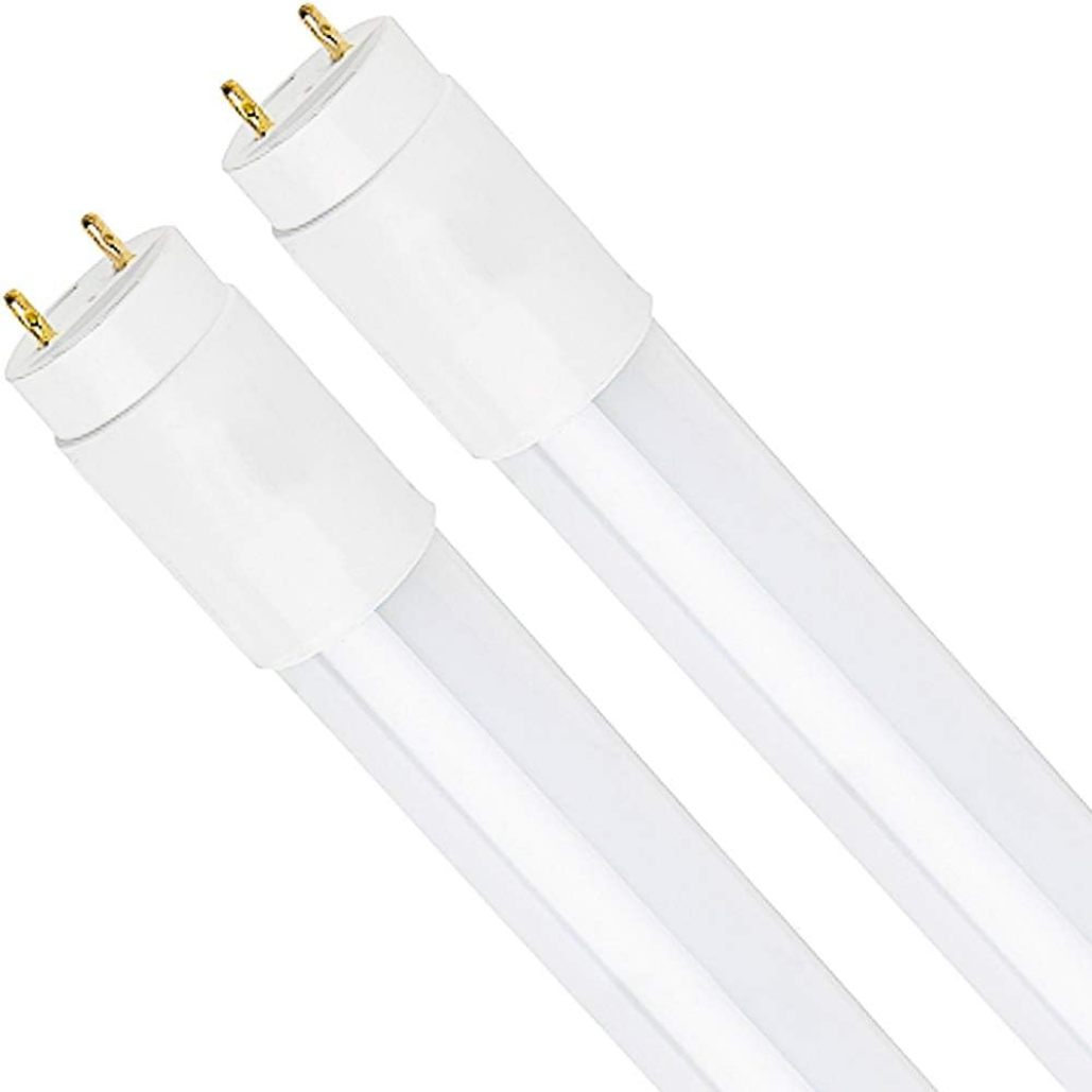 WJSP 4FT LED Tube Light, T8, 18W (32W Equivalent), 6500K Daylight, 2200 ...