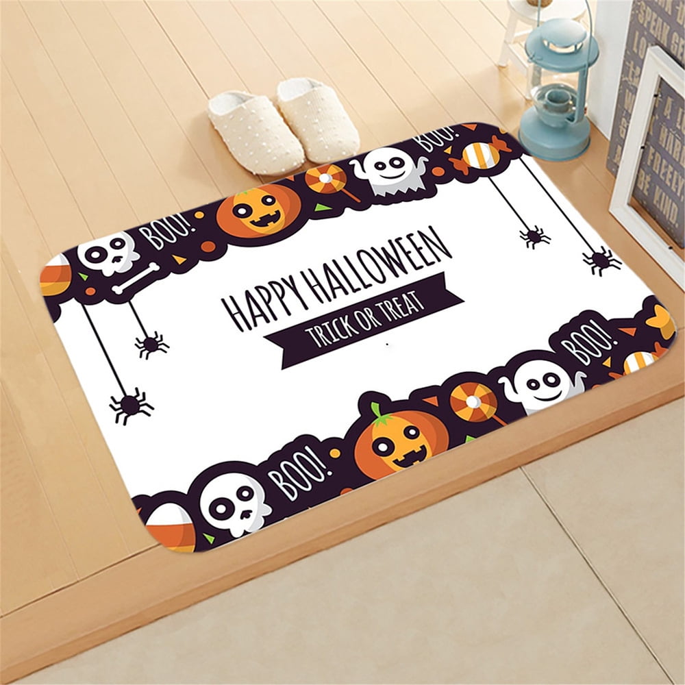 PRETXORVE Halloween Door Mat, 24 x 16 Inch Halloween Welcome Mats ...