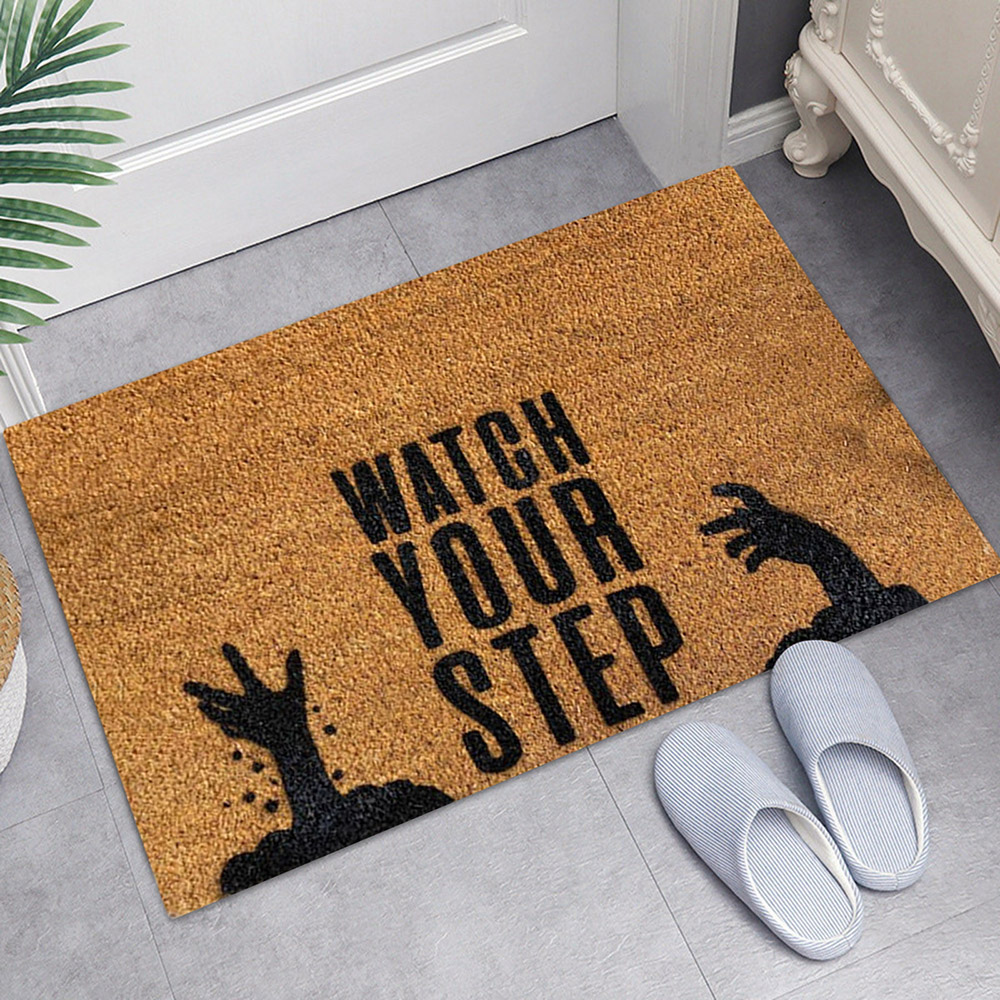 WJSXC Halloween Door Mat, 24 x 16 Inch Halloween Welcome Mats, Pumpkin ...