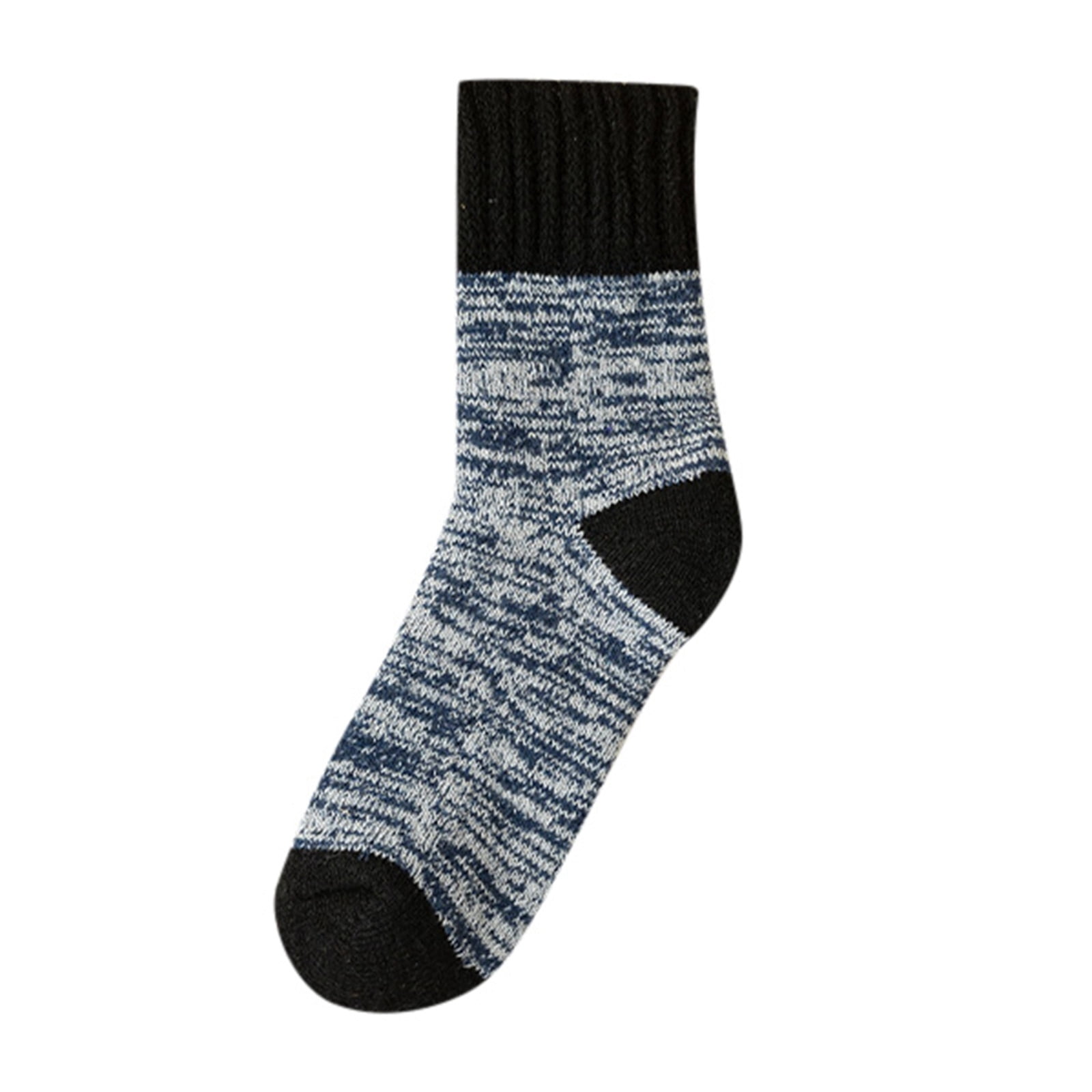 WJZXIAO Women's Mid Tube Socks With Mixed Loop And Pile Reinforced ...