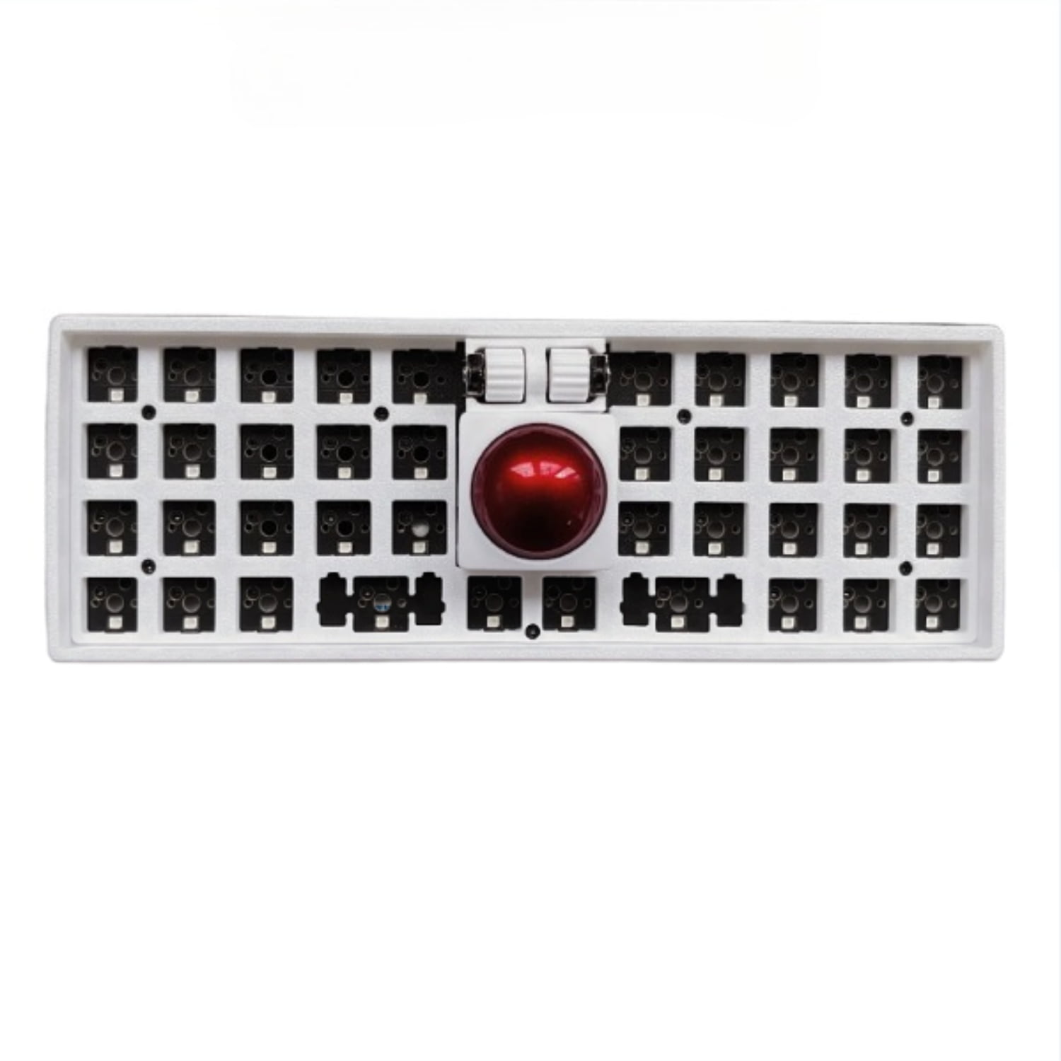 WK 40 BALL Small Configuration Trackball Keyboard Supports Via Key ...
