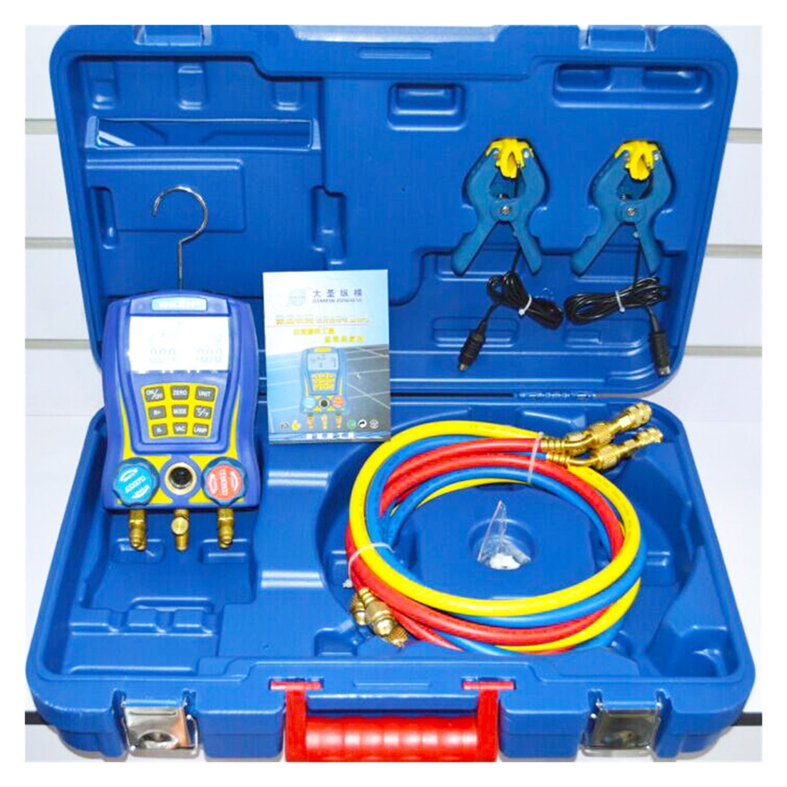 WK-6889 Refrigeration Pressure Gauge Digital Manifold Pressure Gauge ...