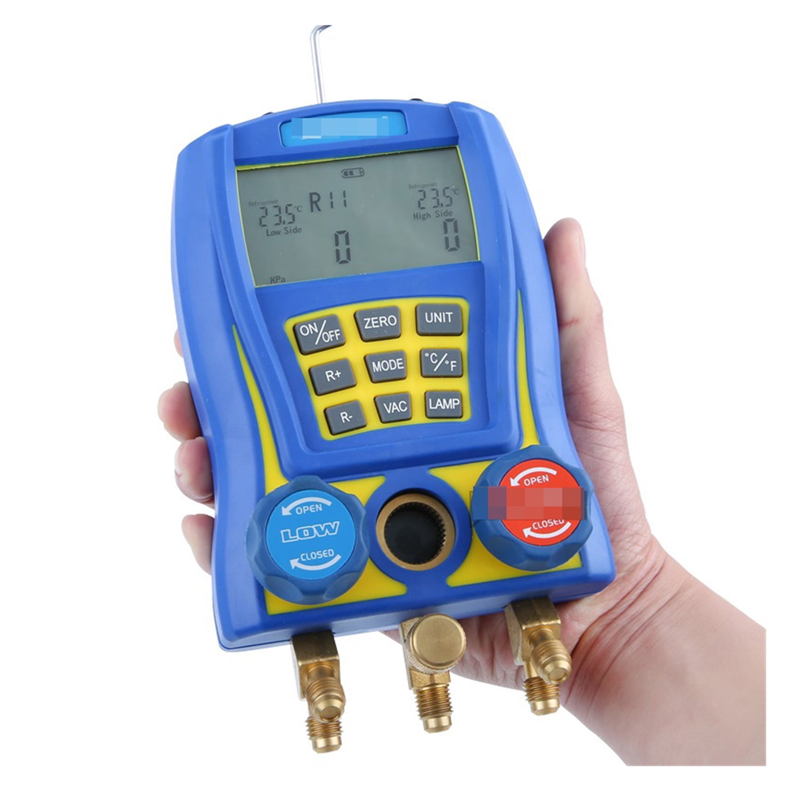 WK-6889Refrigeration Pressure Gauge Digital Manifold Pressure Gauge ...