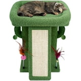 WK Indoor Cat Tree House, Pet Kitten Climbing Tower with Condo, Scratch ...