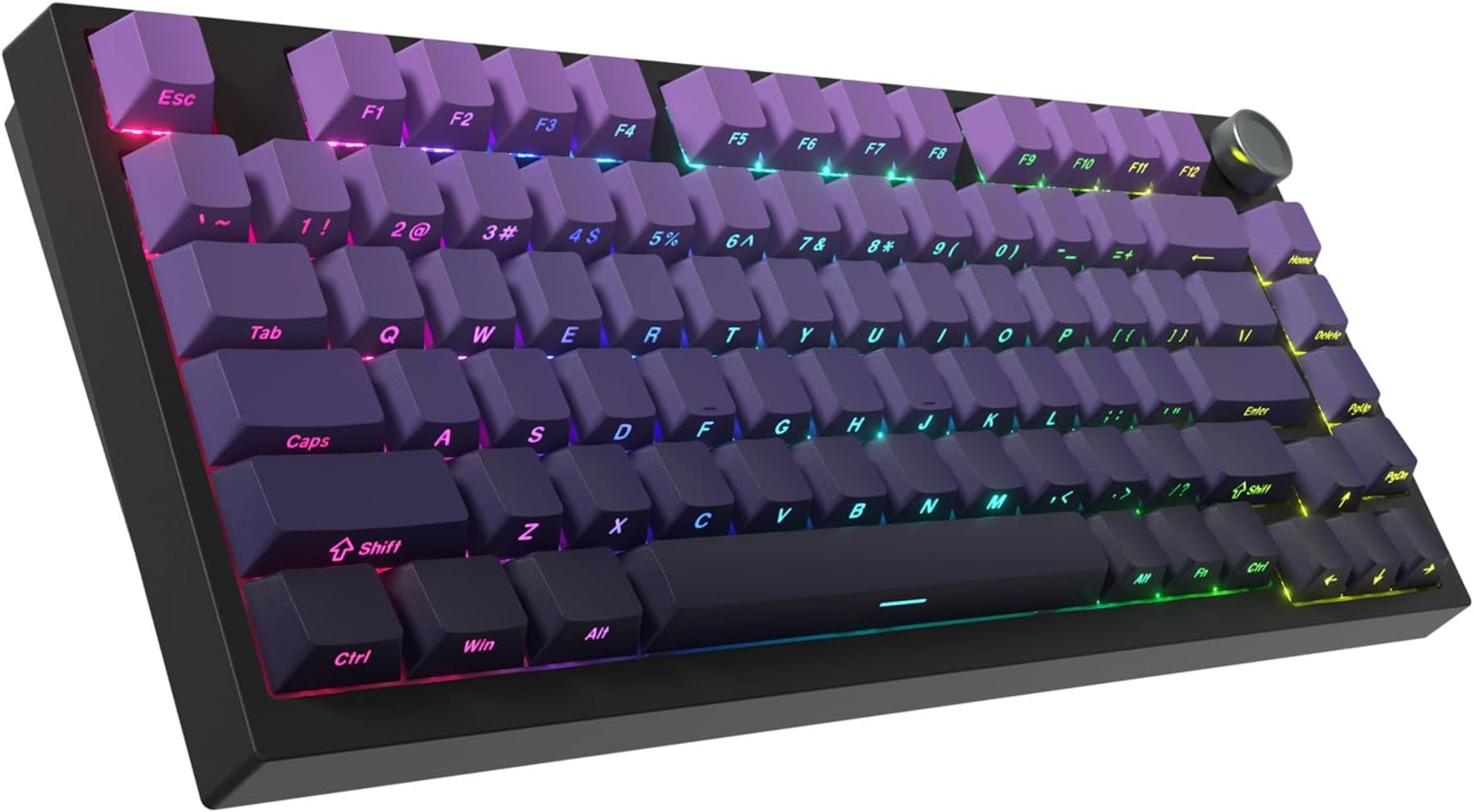 WK75 75% Wireless Gaming Mechanical Keyboard,BT5.0/2.4GHz/USB-C, Hot ...