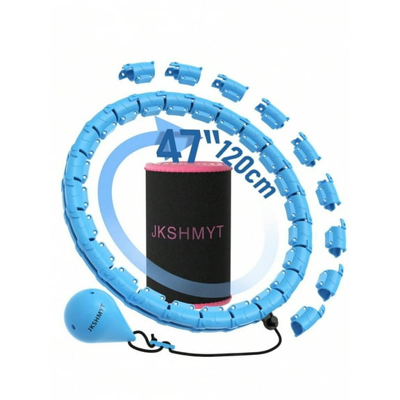 PRCTZ Weighted Hula Hoop, 2.5 lb Exercise Hula Hoops for Adults, 8 ...