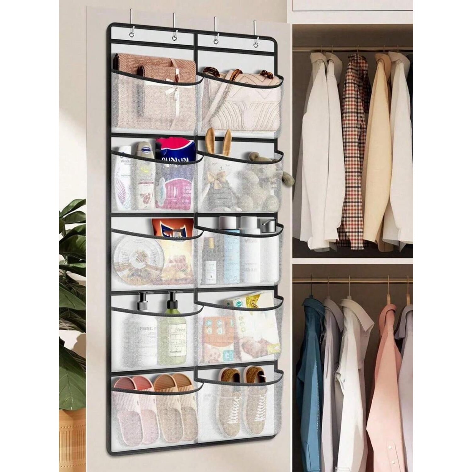 WKGDAUAMFXP1pc Behind The Door Clutter Storage Hanging Bag, Home Living ...