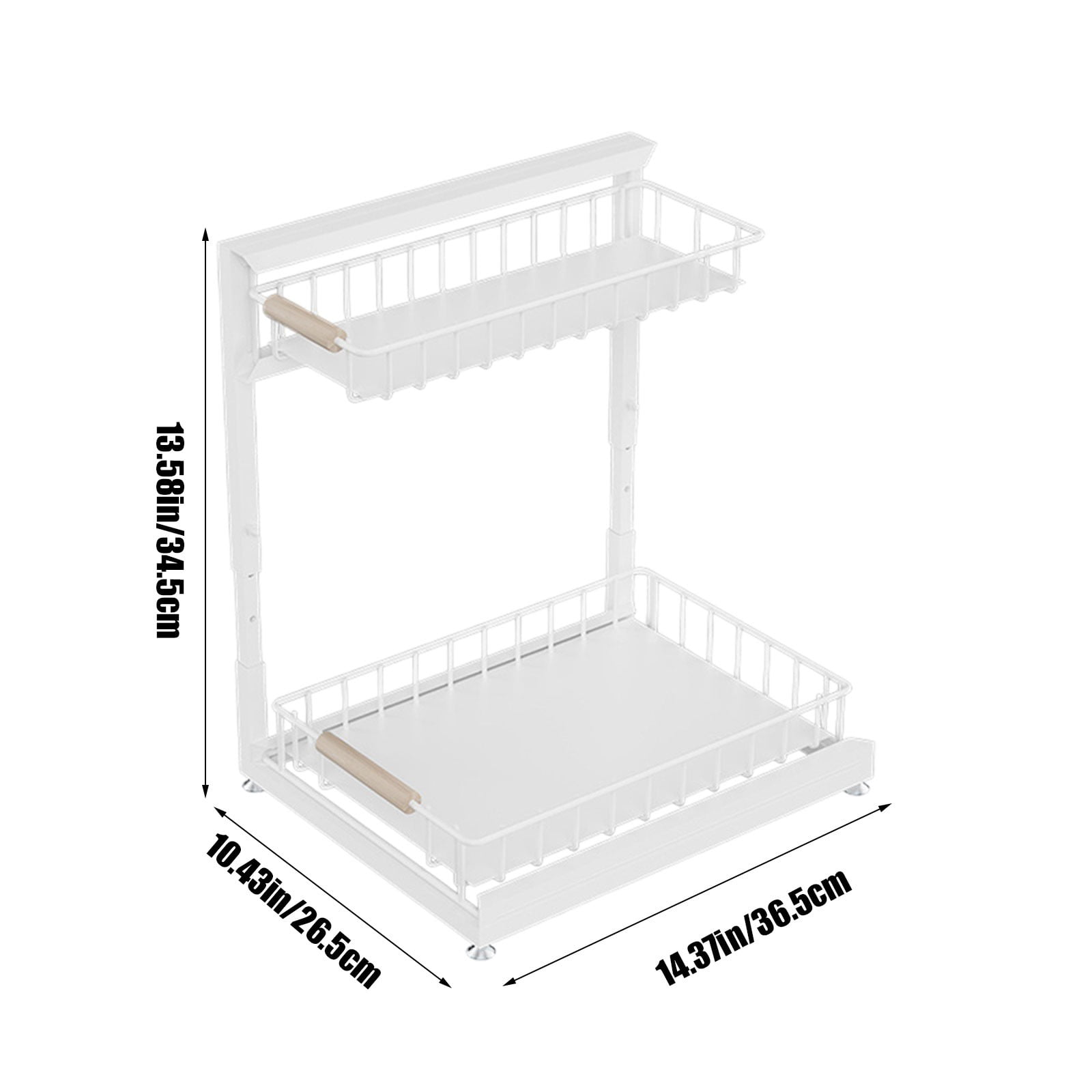 WKSCLPAI Iron Organization Units for Home Kitchen Storage Shelf Set of ...