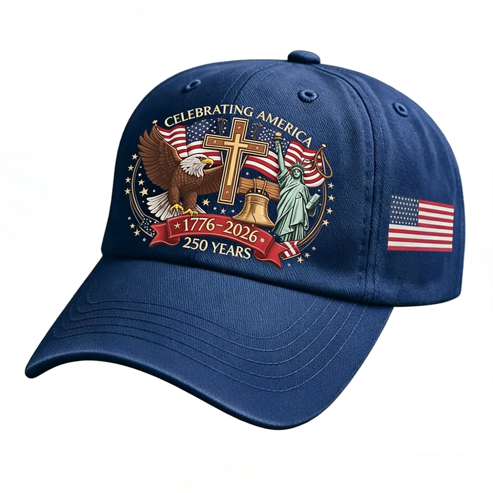 WKSCLPAI USA 250th Anniversary Hats, 1776-2026 Tribute Baseball Cap ...