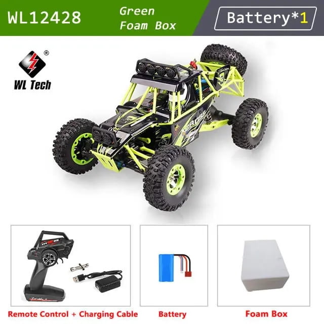WL 12428 1/12 4WD RC Racing Car High Speed Off-Road Remote Control ...