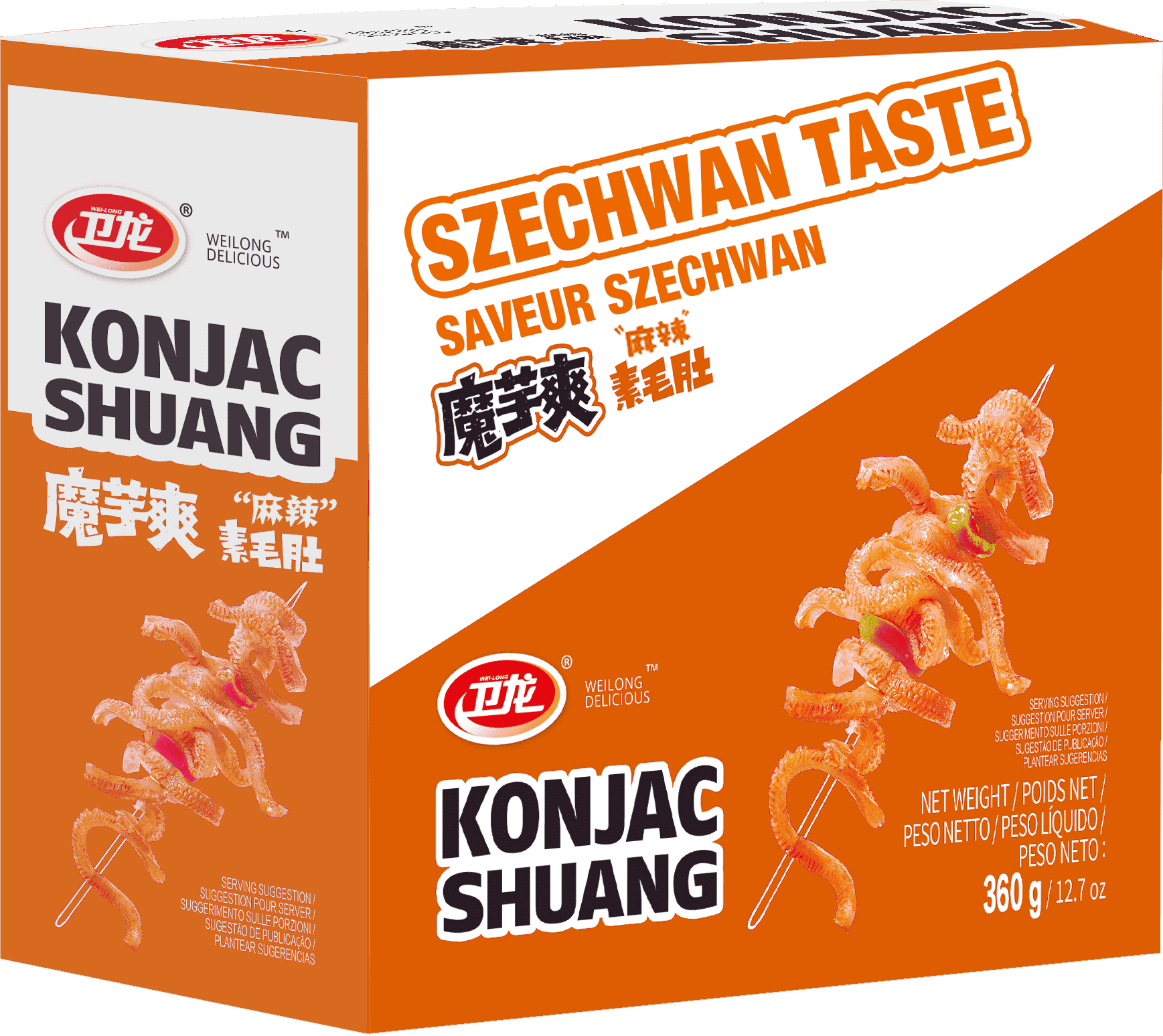Weilong HOT Konjac 360g Box - Case of 18 - Walmart.com