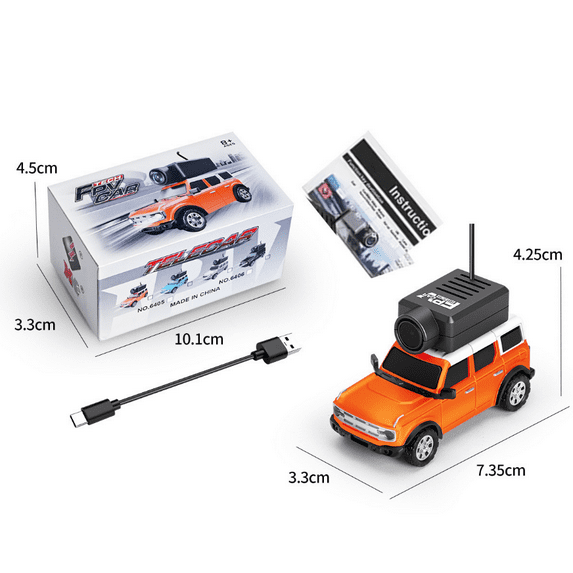 WL Mini RC Car with HD FPV Camera, 1/64 Remote Control Car FPV RC Drift ...