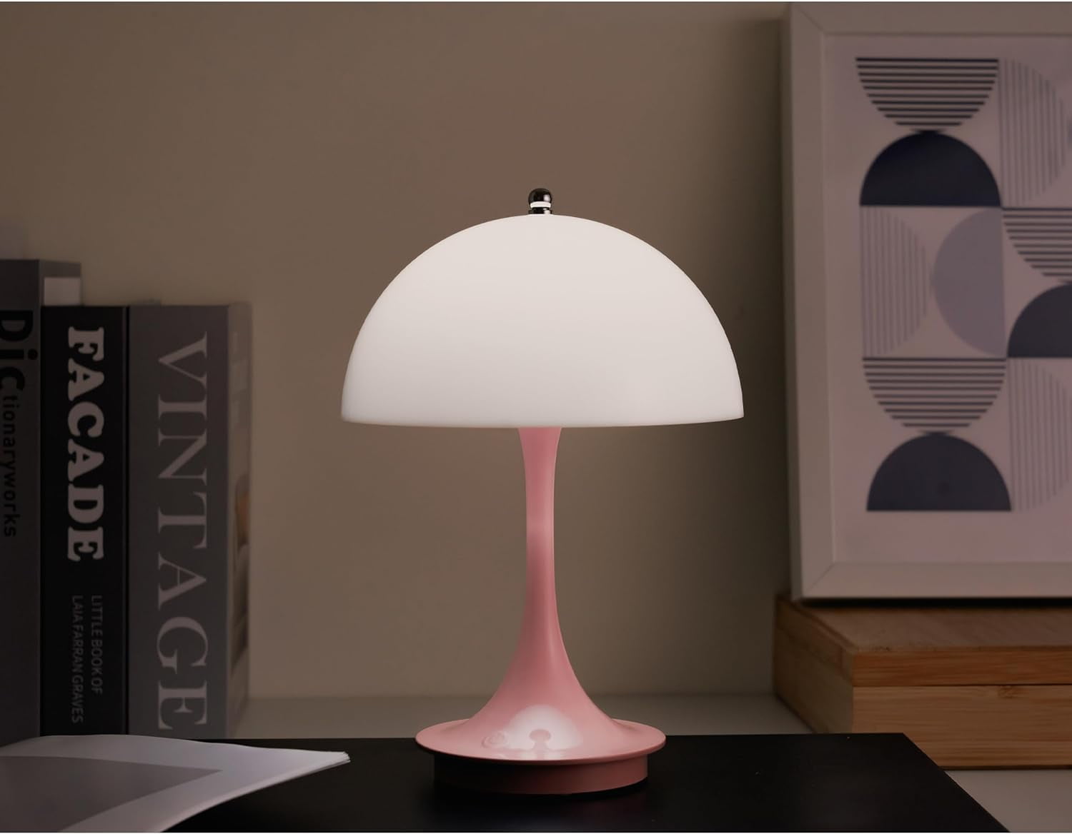 WL01 Rechargeable Table Lamp Sensor Desktop Night Light Wireless ...