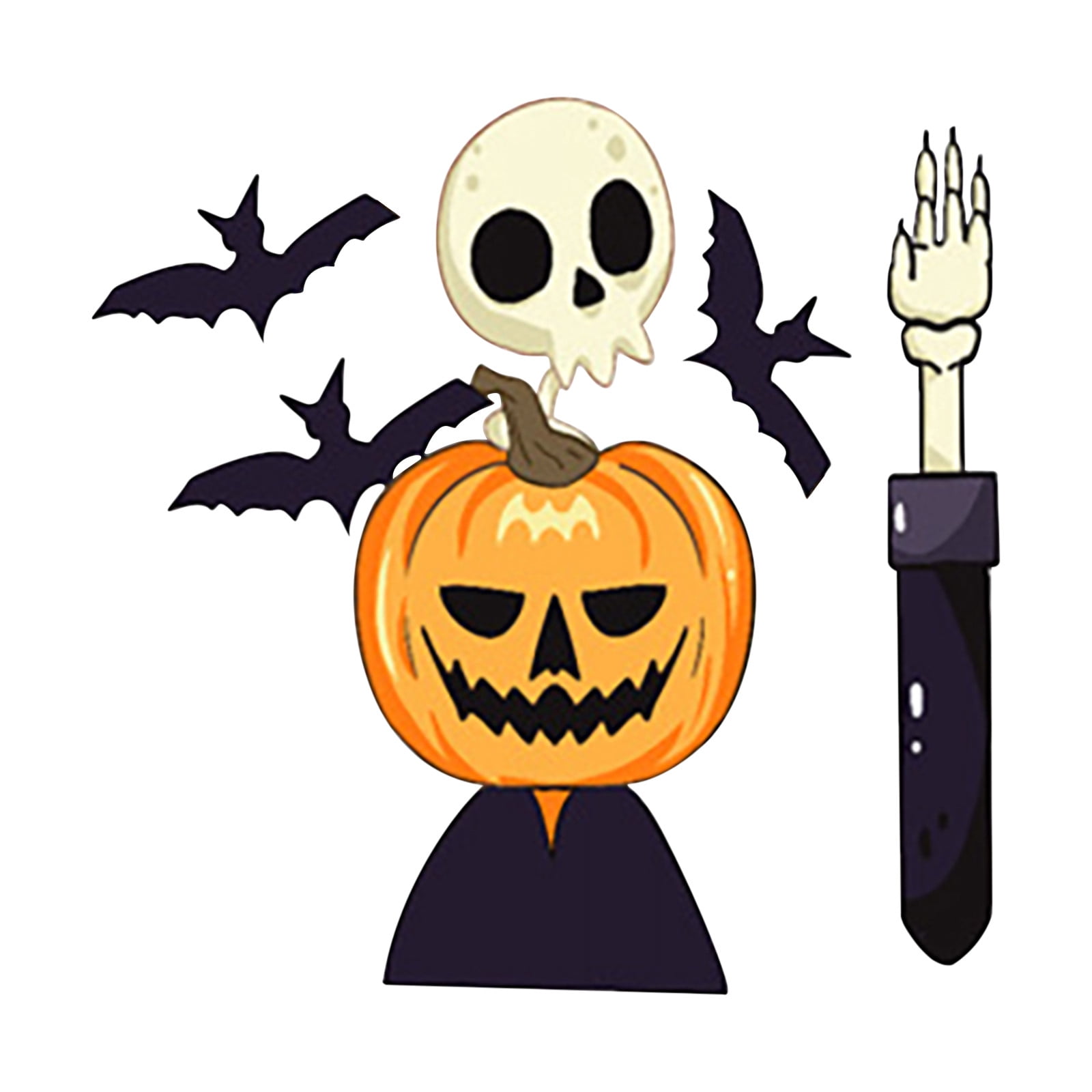 WLAGOOD Halloween Window Clings,Halloween Ghost Window Stickers Decal ...