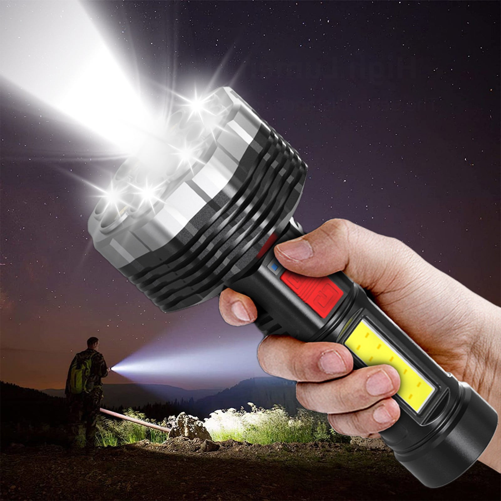 WLAGOOD Home on Clearance！9 Lights Light Source Built-In Battery Rechargeable Portable Light ...