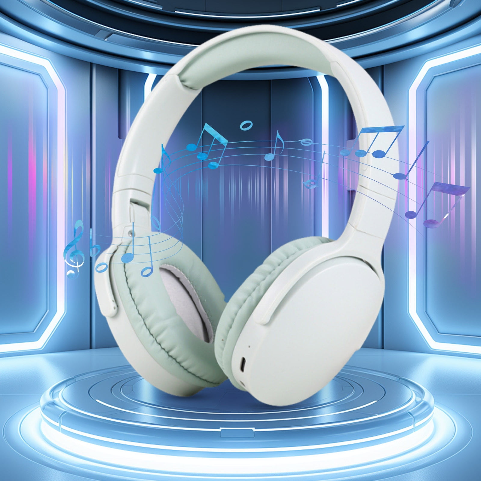 WLAGOOD Wireless Gaming Headsets with Active Noise Cancelling, 5.3 ...