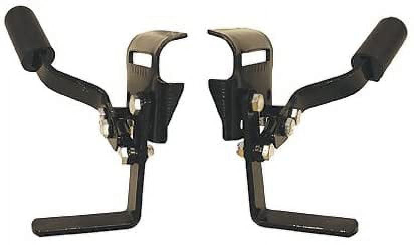 WLB060 - One Pair of Bolt On Black Wheelchair Wheel Locks, Invacare ...