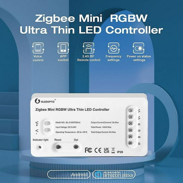 Wled Digital Light Strip Controller Wifi Dc5 24v Support Ws2812 2811