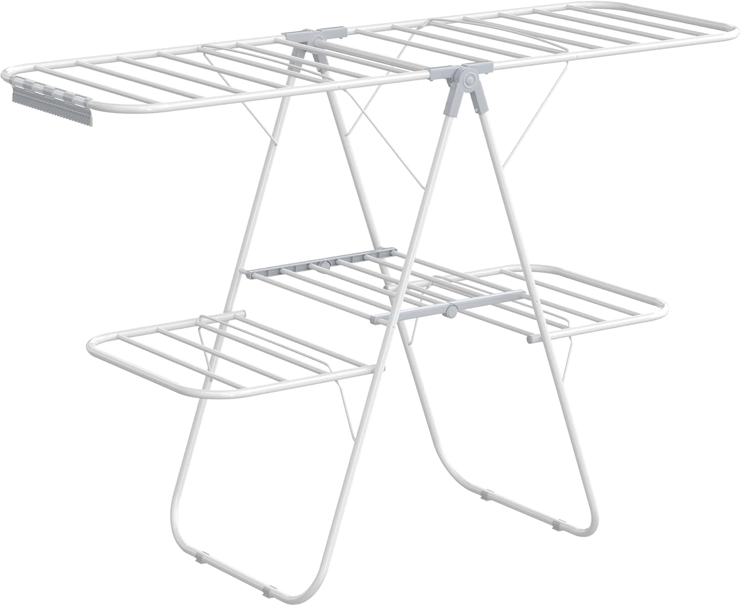 WLGD Clothes Drying Rack, Foldable 2-Level Laundry Drying Rack, Free ...