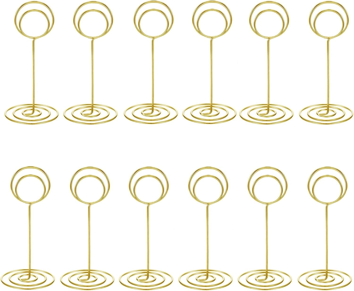 WLGJL 30PCS Table Number Holders Place Card Holder - Photo Holders for ...