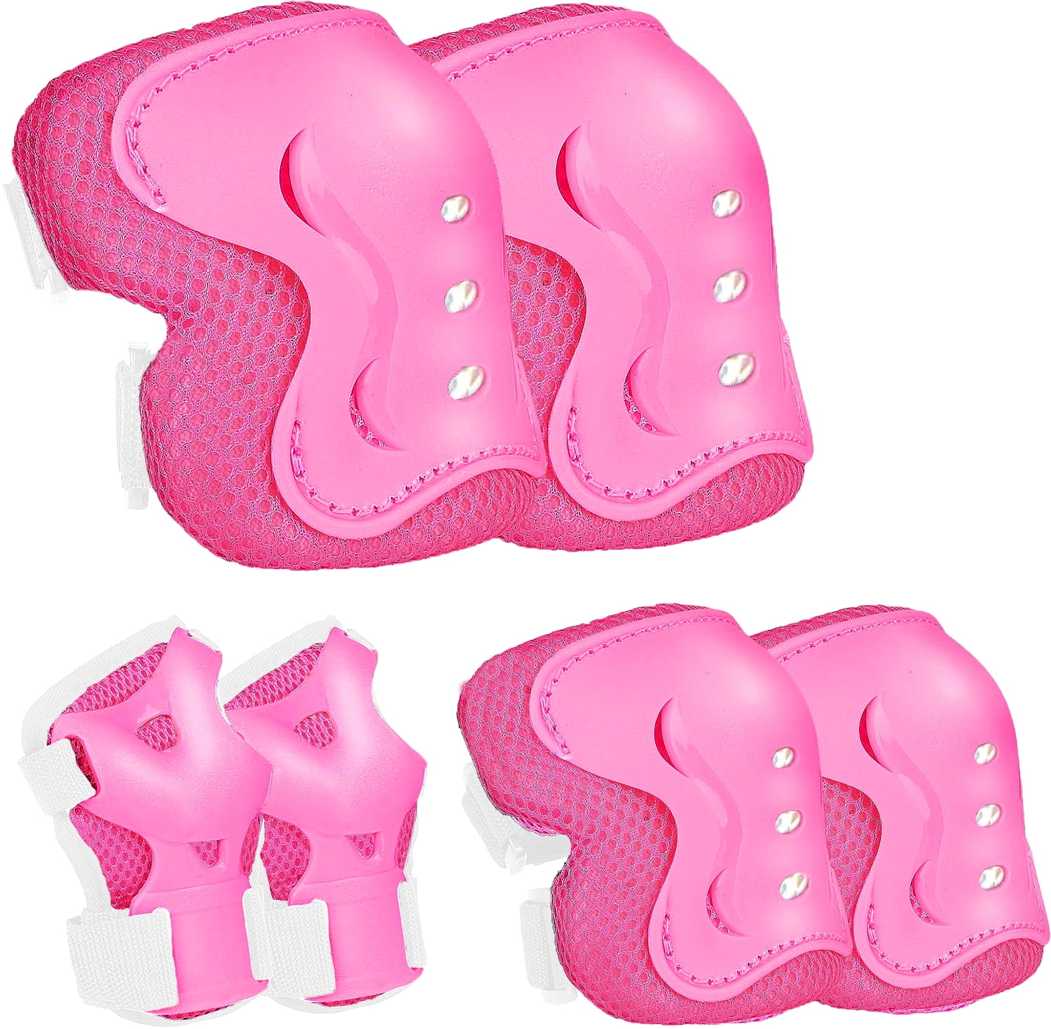 WLGJL kids Safety Protective Gear Set for Ages 6-15 Years, Adjustable ...